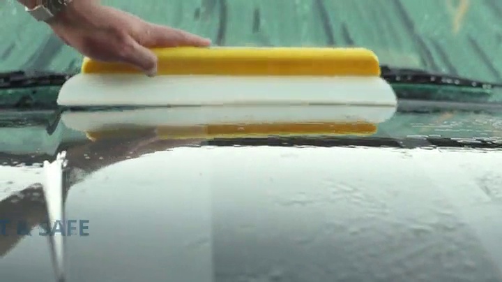 Watch One Pass Original Water Blade, 12 Inch Silicone T-Bar Squeegee ...