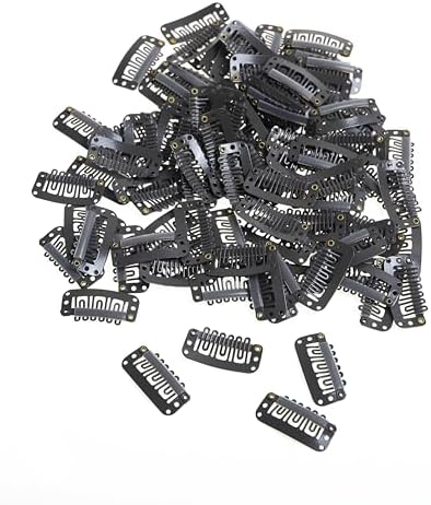 Amazon.com : Nodcay 50PCS Dark Brown 6-Teeth U-Shape Silicone Snap ...