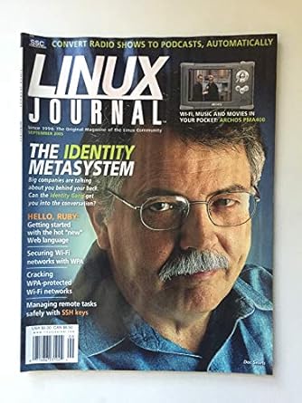 Linux Journal Magazine September 2005, Issue 137 The Identity ...