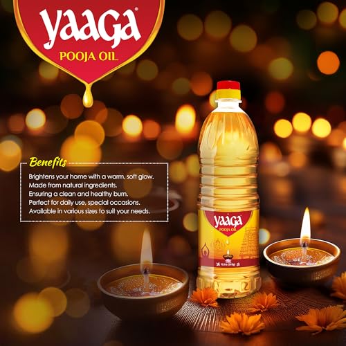 Yaaga Pooja oil | Pancha Deepam oil | with Jasmine Fragrance | Pack Of ...