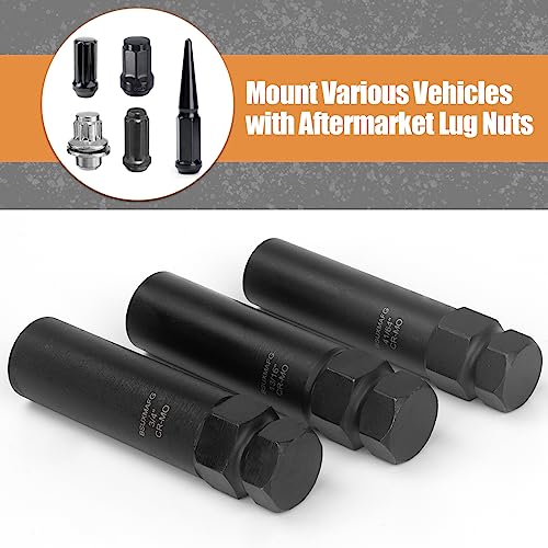 Snapklik.com : 8PCS Wheel Lock Removal Kit Tool, SAE Metric Lug Nut ...