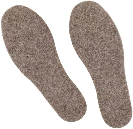 Amazon.com: Soft Alpaca Wool Felt Winter Warm Shoe Boot Insoles ...