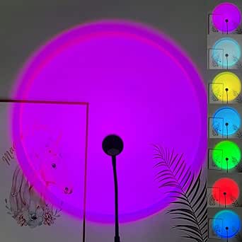 Amazon.com: Sunset Lamp Projector,Light Projector for Bedroom,Multi ...