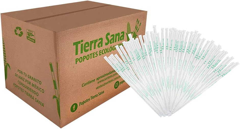 Popotes Ecológicos Tierra Sana, Hechos con Maíz, Estuchados ...