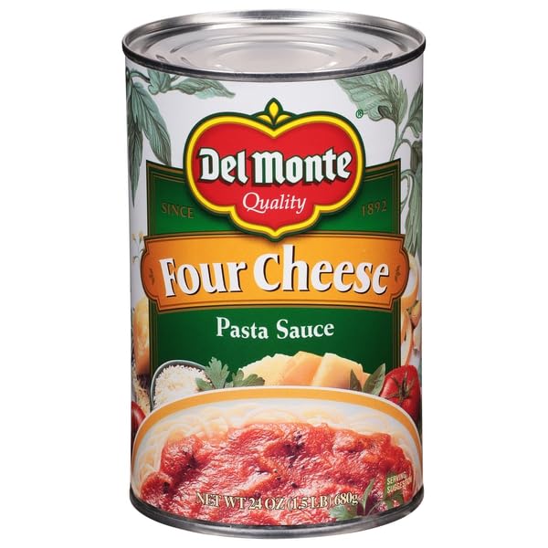 Amazon.com : Del Monte, Pasta Sauce Four Cheese, 24 Ounce : Grocery ...