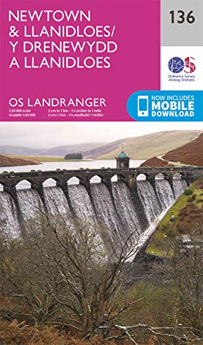 Newtown & Llanidloes/Y Drenewydd a Llanidloes Map | Llyn Clywedog ...