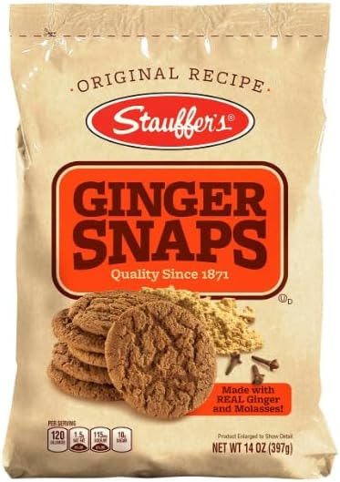 Amazon.com: Ginger Snaps Cookies, Ginger Cookies, 6 - 16 oz Boxes ...