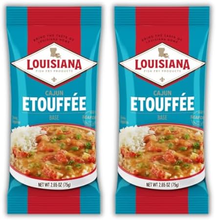 Amazon.com : Louisiana Fish Fry Cajun Etouffee Base 2.65 oz. (Pack of 2 ...