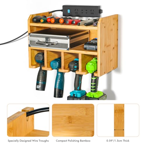 Snapklik.com : XCSOURCE Drill Charging Station Drill Holder Wall ...