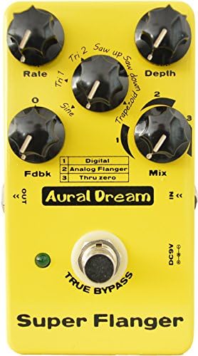 Amazon.com: Aural Dream Super Flanger Guitar Effect Pedal provides 3 ...