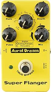 Amazon.com: Aural Dream Super Flanger Guitar Effect Pedal provides 3 ...