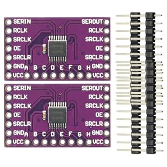 Amazon.com: 2Pcs 74HC595 Shift Register Breakout 8 Bit Shift Register : Industrial & Scientific