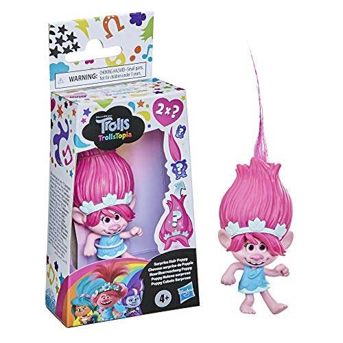Trolls DreamWorks Topia Surprise Hair Poppy Collectible Doll, Toy with ...