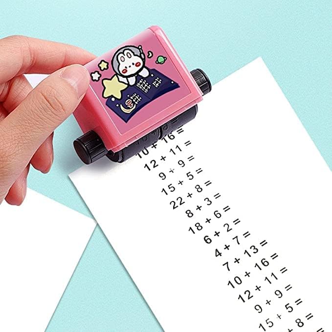 Digital Teaching Roller Stamp, Addition and Subtraction Seal Arithmetic ...