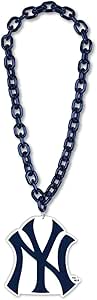 Amazon.com: New York Yankees Necklace Big Fan Chain : Sports & Outdoors