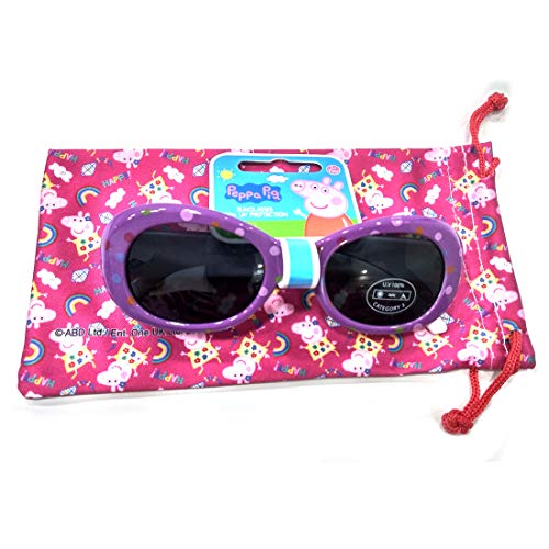 Buy Peppa Pig UV Protected Oval Unisex Sunglasses - (MBE-EW090|43|Black ...