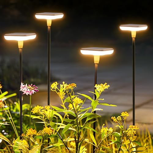 Ainostone Solarlampen für Außen Garten 4 Stück LED Solarleuchten ...