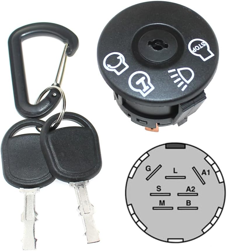 Amazon.com : ICOOYO 925-1741 Ignition Switch Key for MTD Troy-Bilt Yard Machines Bolens Yard-Man ...