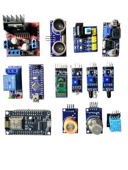 L298 | 5v/1ch | Arduno Nano | Node Mcu | LDR Module | IR Module ...