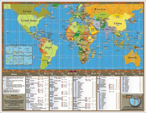 Buy 2002/2003 World Telecom : Country Codes, Area Codes and Time Zones ...