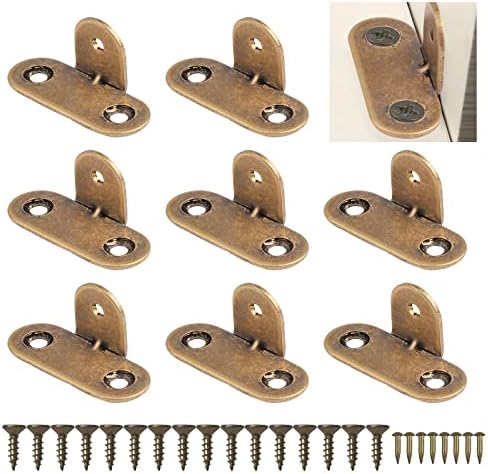 UFURMATE Corner Braces, 8Pcs Right Angle Brackets Corner Brace T-Shaped ...