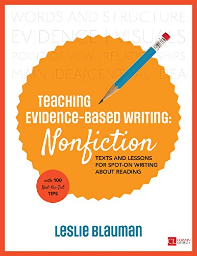 Amazon.com: Teaching Evidence-Based Writing: Nonfiction: Texts and ...