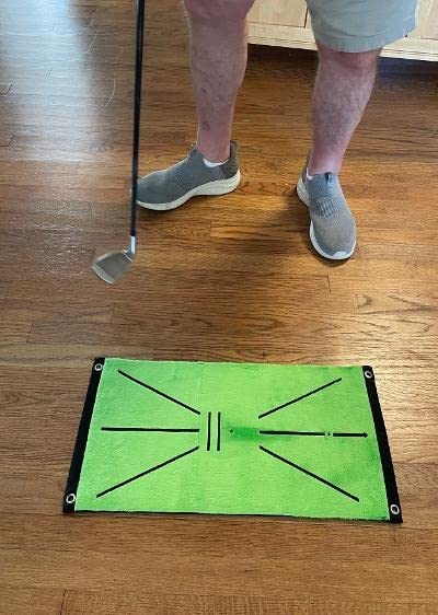Amazon.com : Golf Hitting Mat,Kmise Golf Traning Mat for Swing ...