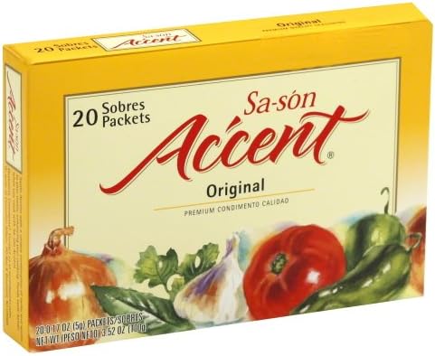 Amazon.com: 2 set of 3.52 OZ,Accent Sazon Regular : Beauty & Personal Care