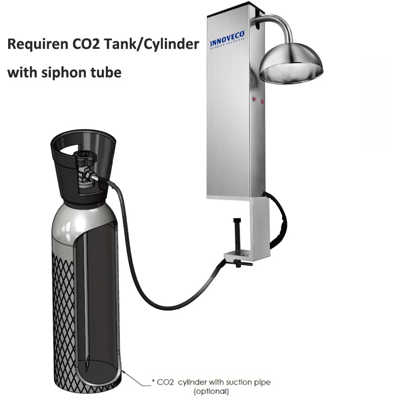 Innoveco, congelador de vasos de vidrio de CO2 para vinos, cóctel ...