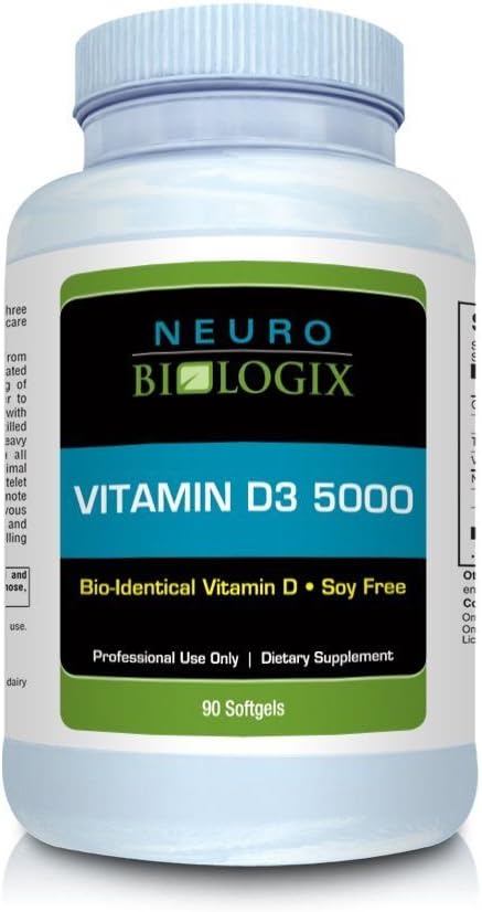 Amazon.com: Neuro biologix Vitamin D3 5000 (90 Softgels) : Health ...