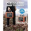 POWEROAK Portable Power Station 500Wh Solar Generator 300W/230V AC ...