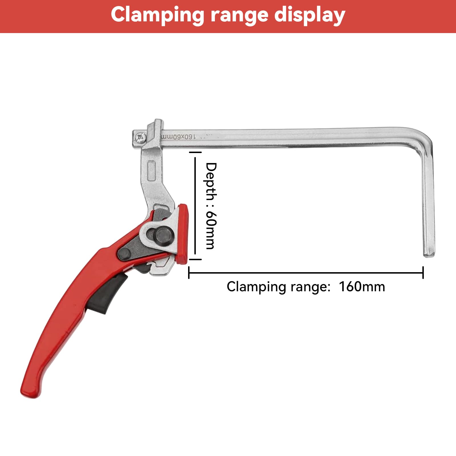 Snapklik.com : Upgrade Ratcheting Table Clamp Quick Track Saw Clamp ...