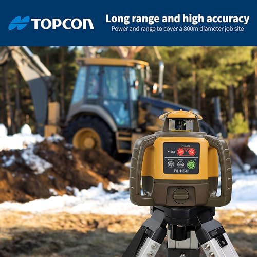 Construction Grade Laser Level Kit - Topcon RL-H5A with LS-80X Receiver ...
