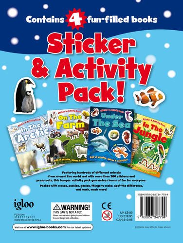 Amazon | Animal Activity Pack (Sticker & Activity Packs) | Activity Books