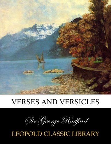 Verses and versicles : Amazon.in: Books