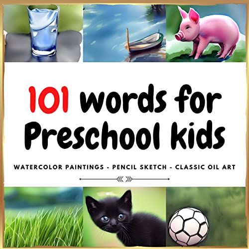 101 Words for Preschool Kids: Essential Word Association Book For Kids ...