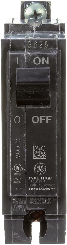 GE THQB1130; 1P 30A 120V BOLT-ON CB - Magnetic Circuit Breakers ...