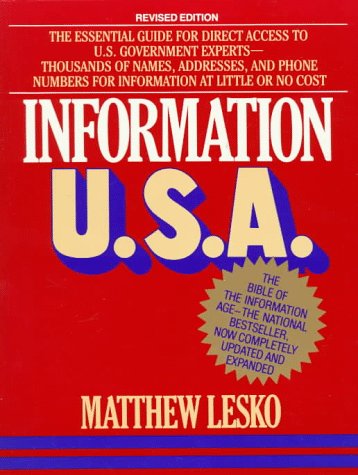 Information U.S.A.: Revised Edition (Lesko's Info-power): 9780140467451 ...