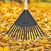 Amazon.com : Orange Kids Size Rake, Kids Rake for Lawn with Hardwood ...