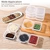 Amazon.com | RXRRXR 20PCS Double Compartment Condiment Container With ...