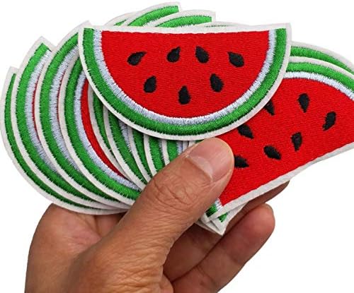 Amazon.com: Jefuzh 12PCS Iron on Patches, Watermelon Patches, Iron-on ...
