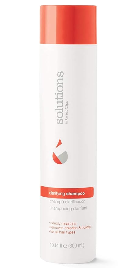 Amazon.com : Solutions by Great Clips Clarifying Shampoo 10oz | Removes ...