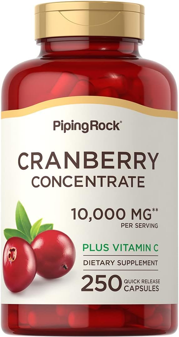 Amazon.com: Piping Rock Cranberry Pills for Women | 10,000 mg | 250 ...