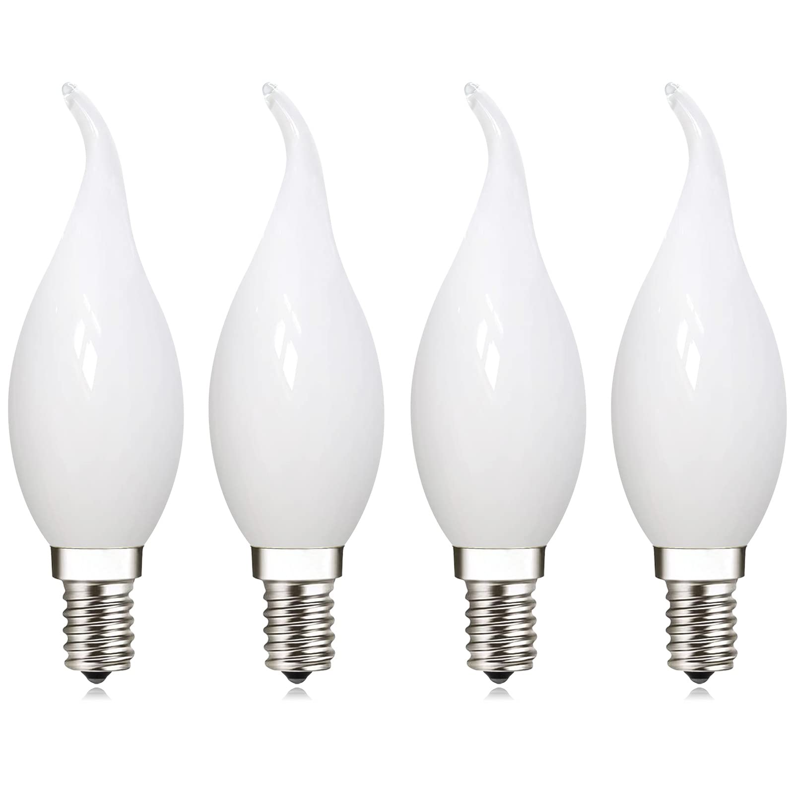 Snapklik.com : LUMILECT 2W Milky Frosted LED Candelabra Bulb E12 ...
