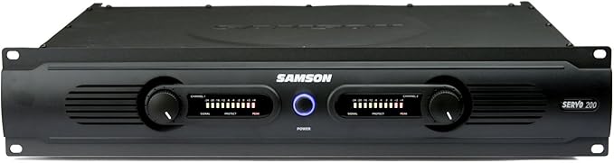 Samson Servo 200 200-Watt Power Amplifier : Amazon.co.uk: Musical ...