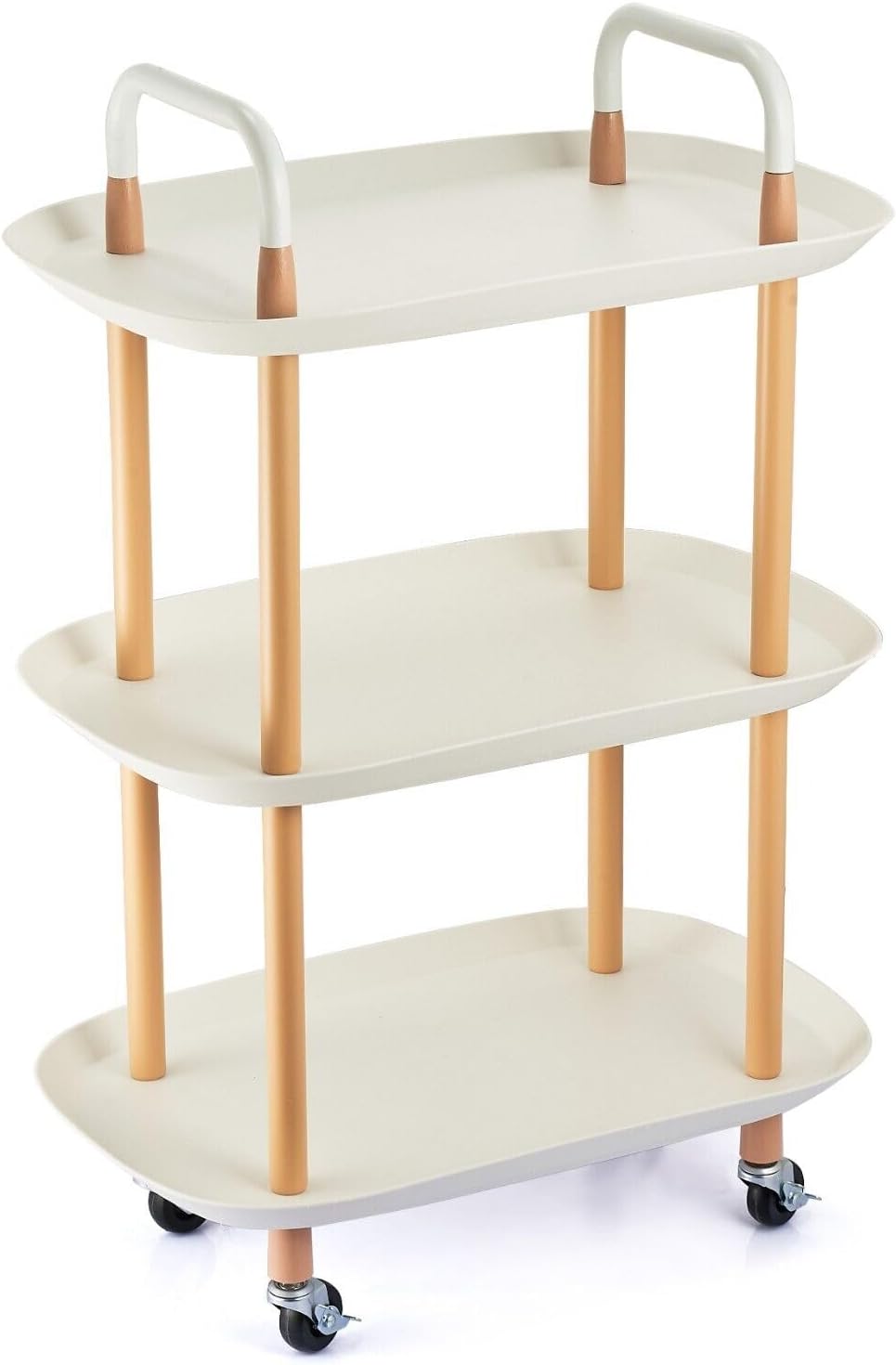 3 Tier Kitchen Serving Trolley Utility Cart Tea Coffee Meal Drinks ...