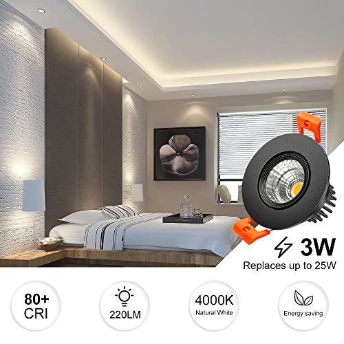 Snapklik.com : inShareplus 2 Inch LED Downlight, 3W Recessed Lighting ...