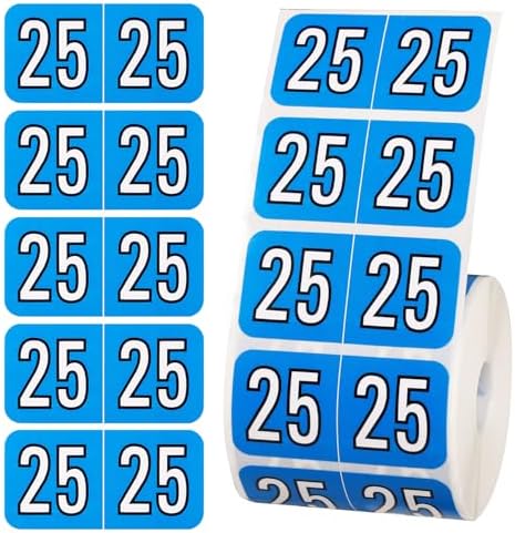 Amazon.com : 500 Pieces 2024 Year Stickers File Folder Year Labels ...