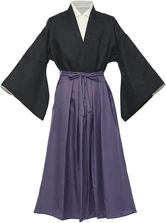 Amazon.com: BPURB Japanese Traditional Kimono Samurai Uniform Kendo ...