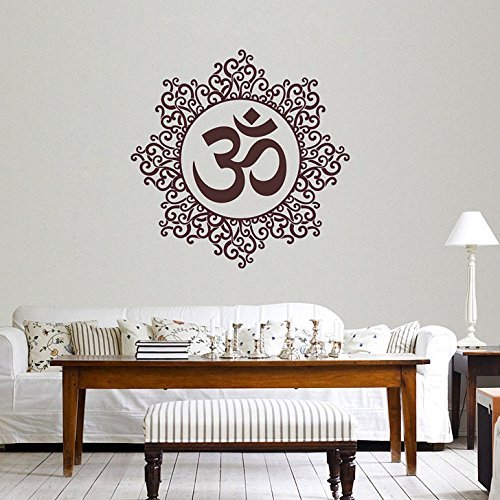 Buy Modern Home 'Designer Om' Wall Sticker (PVC Vinyl, 60 cm x 60 cm ...
